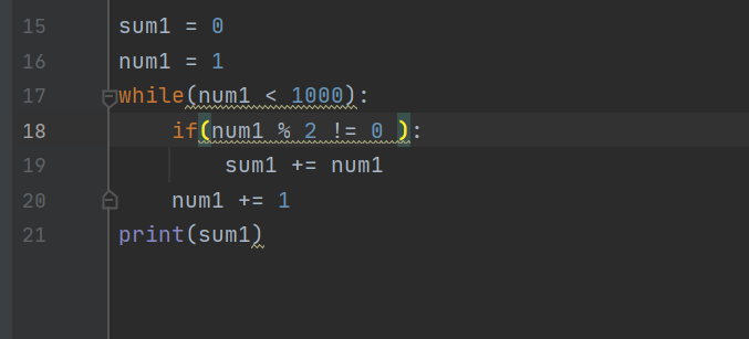 python:计算从1到1000以内所有奇数的和并输出_完成计算1-1000之间所有奇数之和并显示。 请将完成后的程序以“1.py”上传。-CSDN博客