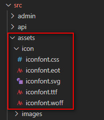 Vue项目中本地引用Iconfont(阿里巴巴图标库)-svg图标样式使用 & element UI和ant design皆可_自定义iconfont的svg图标可以放在一个vue文件里吗 ...