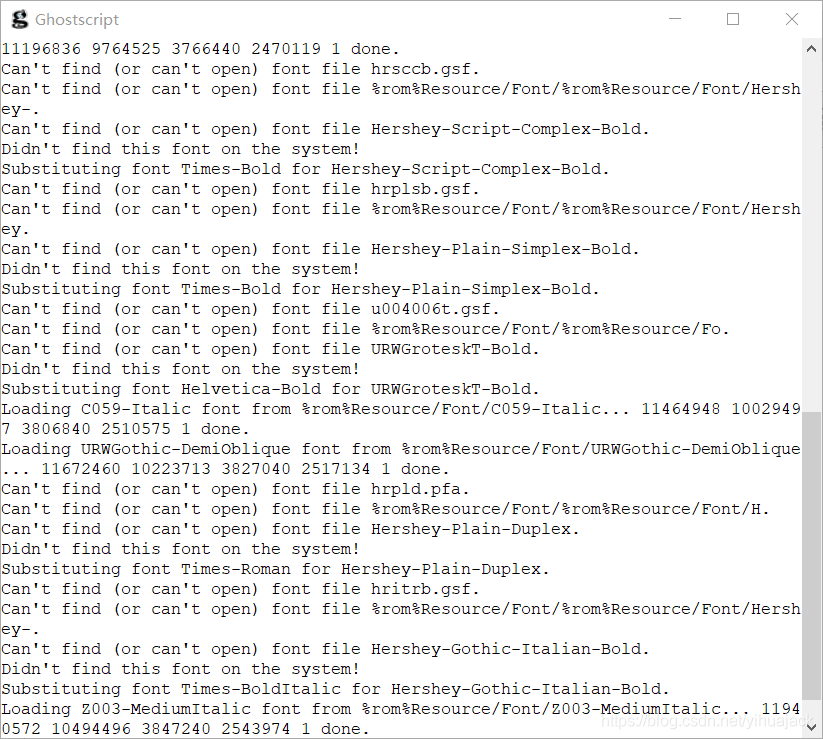 Ghostscript已有字体报错can‘t Find Font File问题的原因ghostscript Font Csdn博客