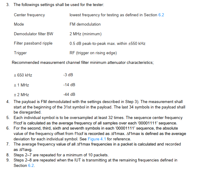 BLE_BQB Test_Modulation Characteristics, LE Coded (S=8)_RF-PHY/TRM/BV ...