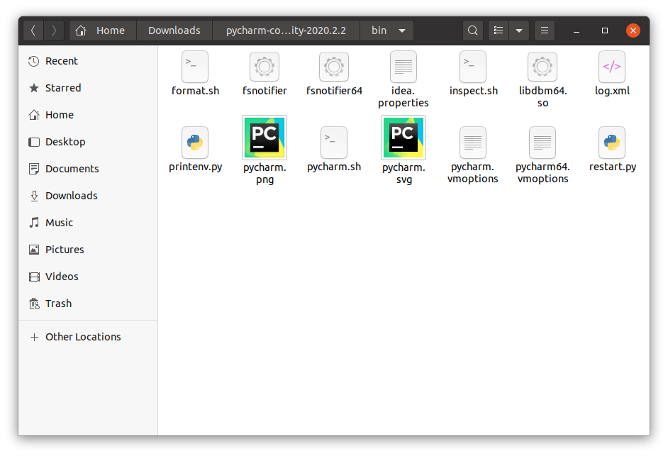 Ubuntu 中 Pycharm 添加启动图标（桌面快捷方式）_pycharm没图标ubuntu-CSDN博客