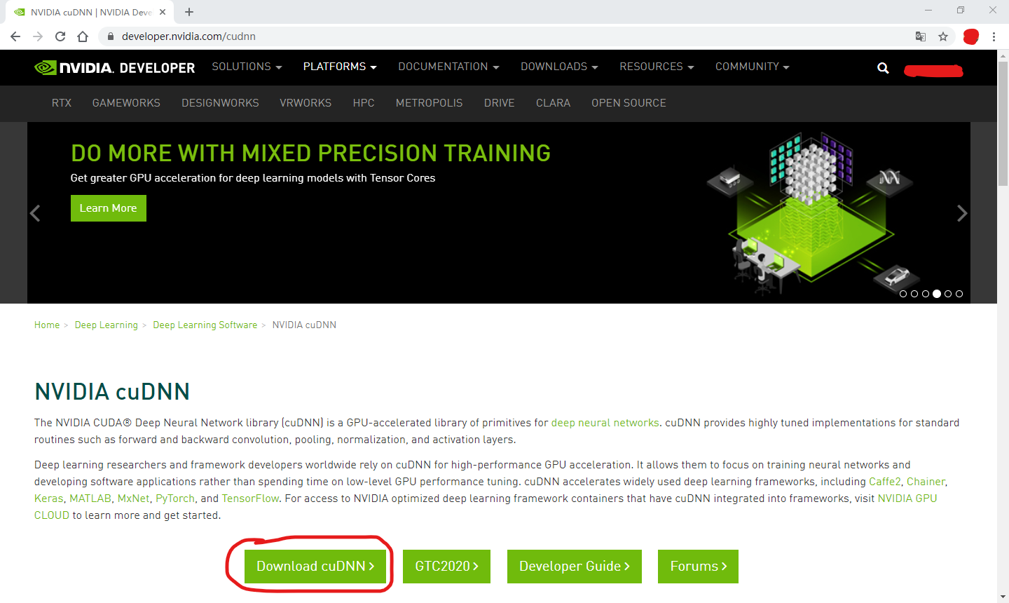 Deep learning Win10 installation configuration CUDA and cuDNN to achieve graphics card GPU ...