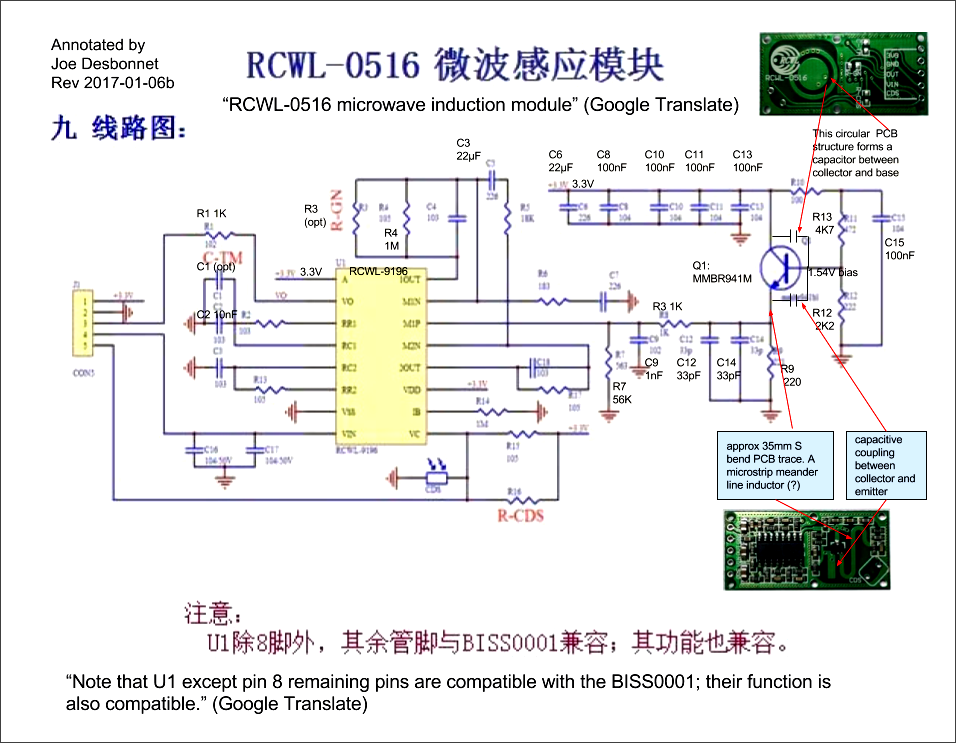 RCWL-0516微波雷达感应开关 人体感应传感器，迷你多普勒雷达-CSDN博客