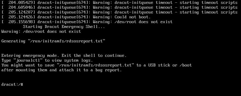 PXE+KickStart 自动化安装的部署，解决:Warning：/dev/root/ does not exist 的问题_pex报错-CSDN博客