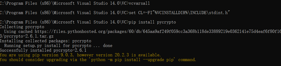 python 3.6.5 install PyCrypto under windows - Programmer Sought