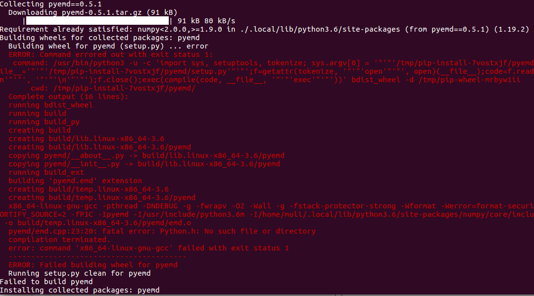 解决from pyemd import emd ModuleNotFoundError: No module named ‘pyemd‘_modulenotfounderror: no ...