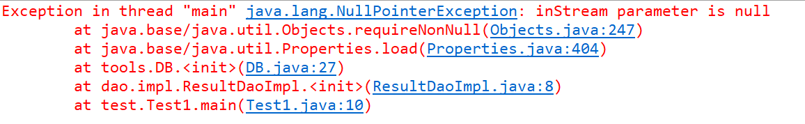 连接数据库时报错:instream Parameter Is Nullerror While Building Ibatiseoi 1006