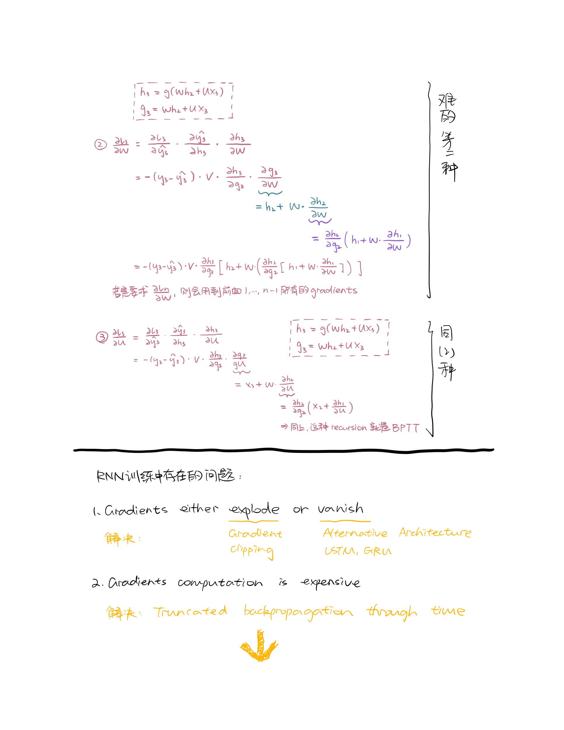RNN中BPTT和TBPTT的笔记和理解-CSDN博客