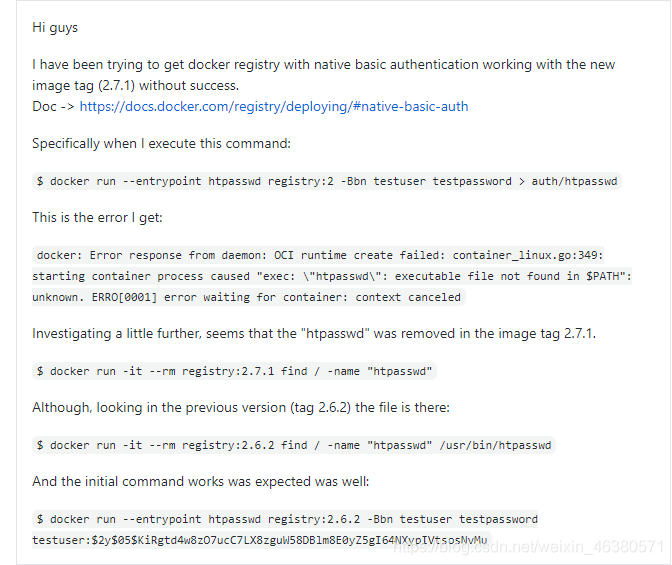 Error Response From Daemon Oci Runtime Create Failed Container Linux