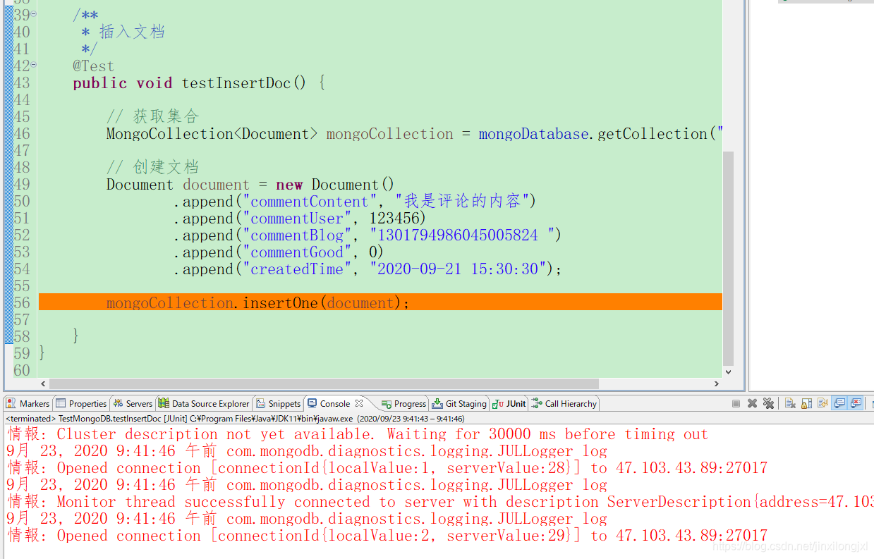 Java操作mongodb使用mongo Java Driver Csdn博客