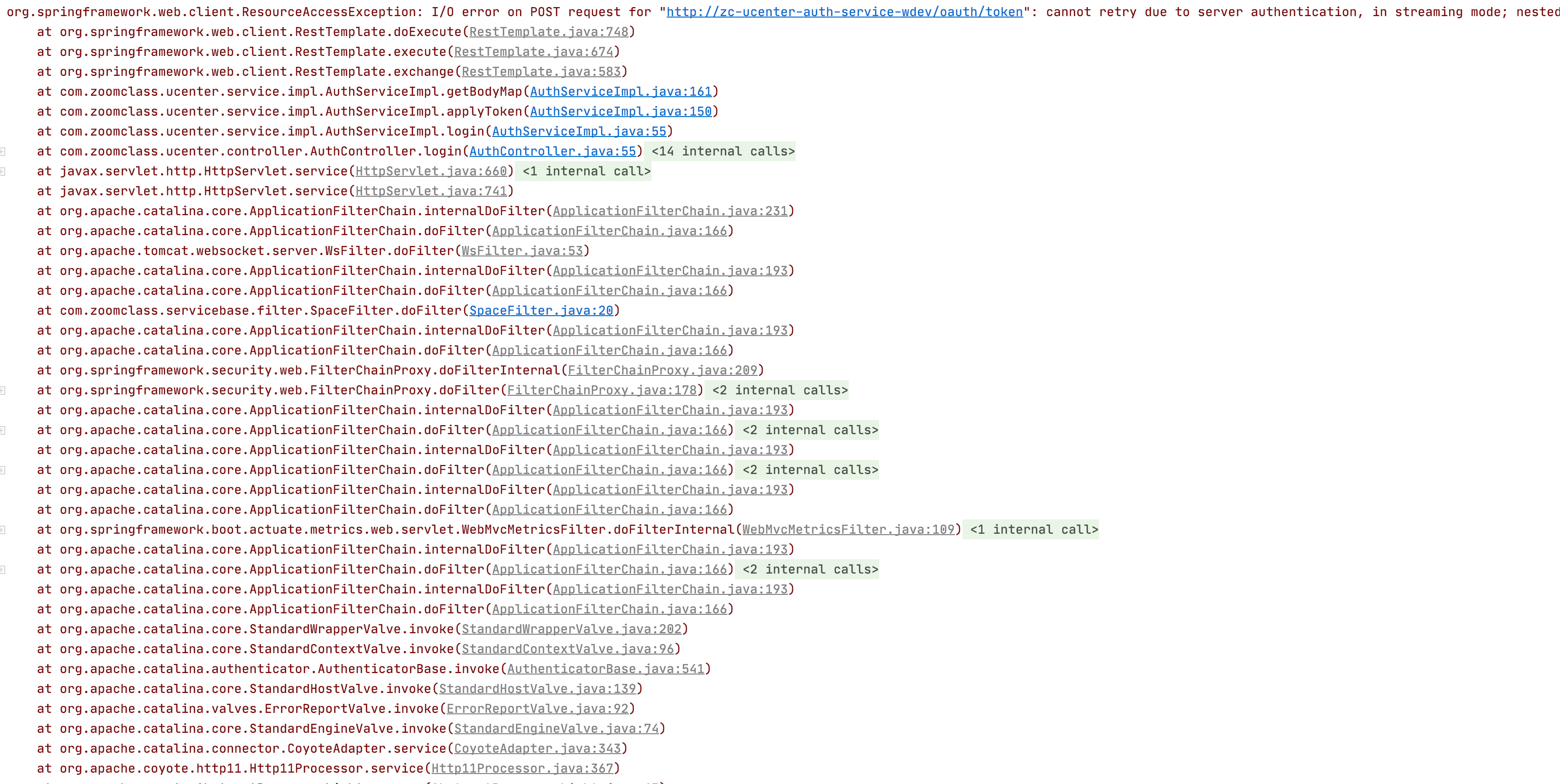 Could Not Locate Propertysource Io Error On Get Request Programador Clic