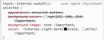 【Bug小记】input:-webkit-autofill:输入框自动填充背景问题-CSDN博客