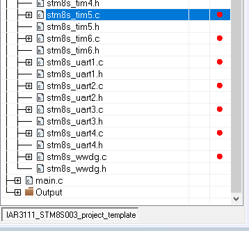 IAR3.11.1 搭建 STM8S003 模板工程_iar for stm8 3.11.1 最新版-CSDN博客
