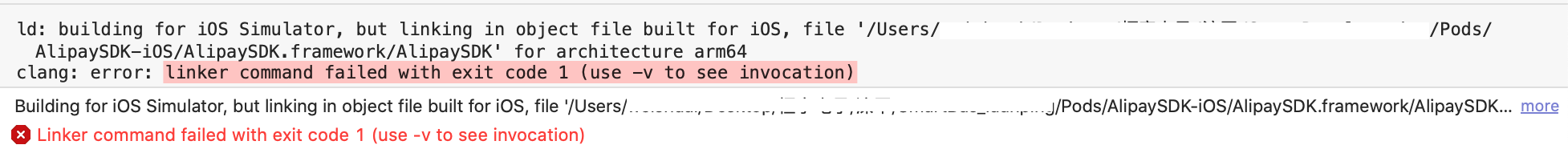 Xcode 12 Building For Ios Simulator But Linking In Object File Built Fo For Architecture 7840