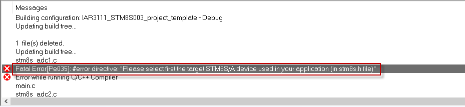 IAR3.11.1 搭建 STM8S003 模板工程_iar for stm8 3.11.1 最新版-CSDN博客