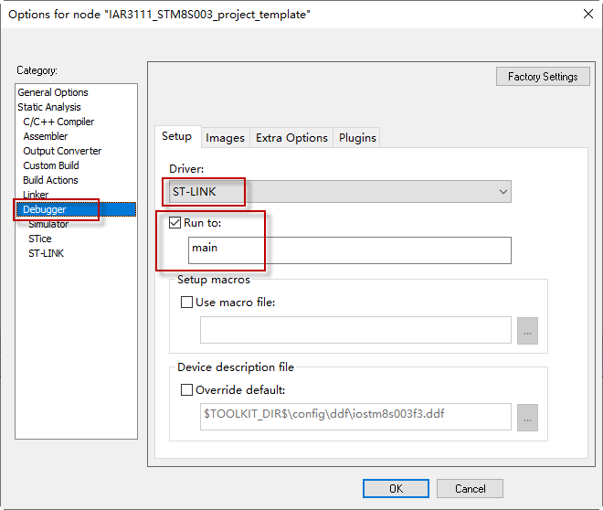 IAR3.11.1 搭建 STM8S003 模板工程_iar for stm8 3.11.1 最新版-CSDN博客