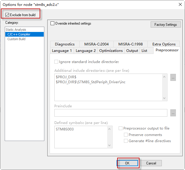 IAR3.11.1 搭建 STM8S003 模板工程_iar for stm8 3.11.1 最新版-CSDN博客