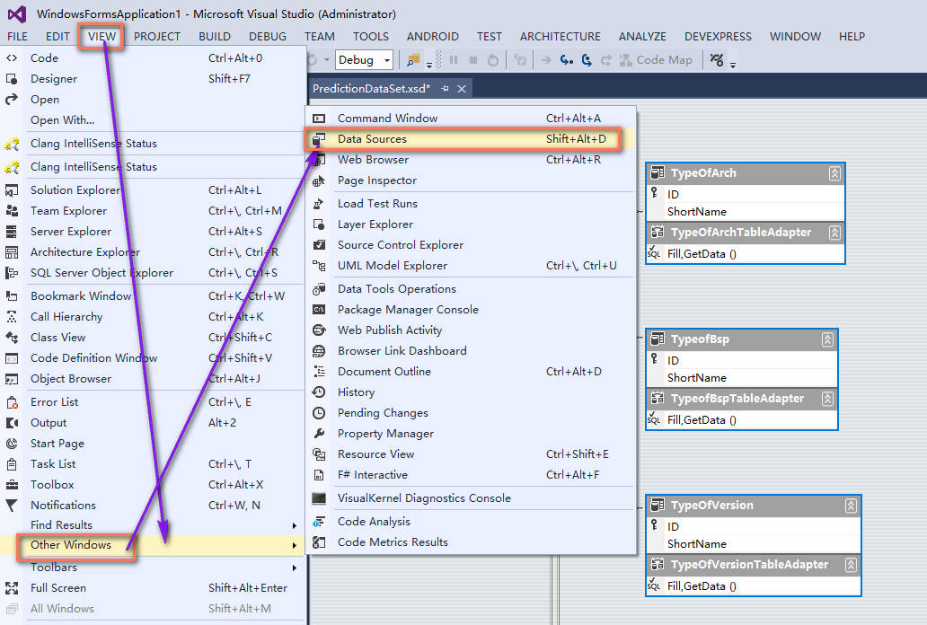 Visual Studio DataSet.xsd 数据库改变后的同步（Data Source Configuration Wizard）-CSDN博客