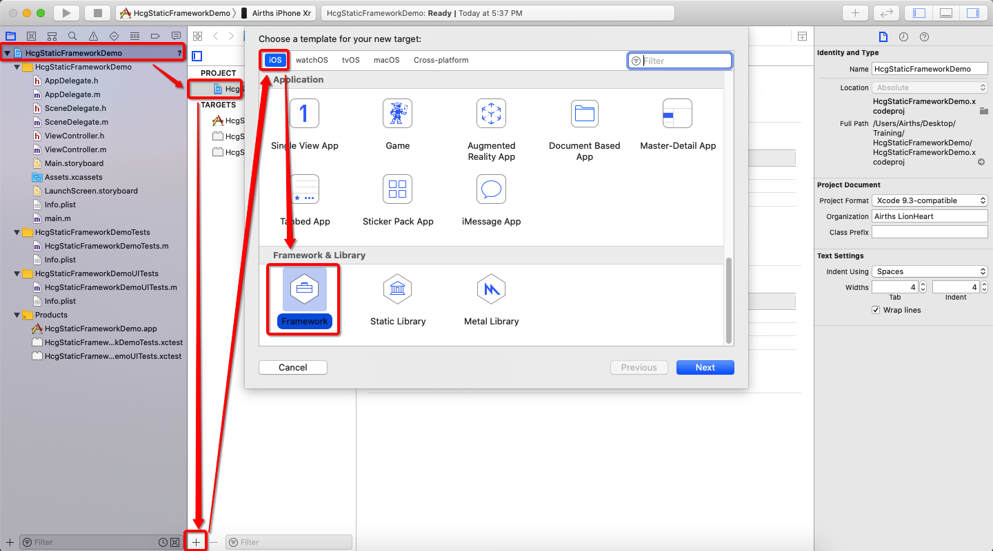 XCode 创建：静态库 && 动态库 && Framework_xcode @rpath-CSDN博客