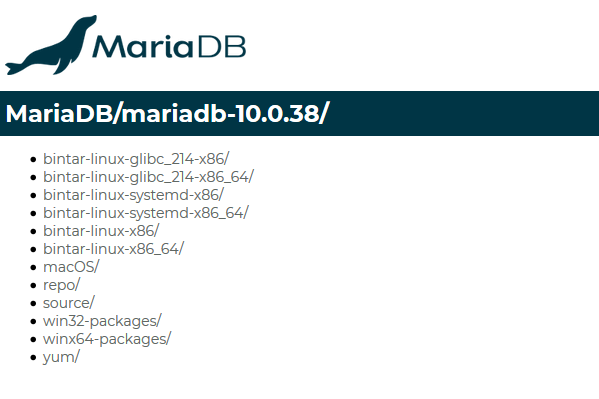Centos7离线安装mariadb Mariadb 10 0 38安装包 Csdn博客