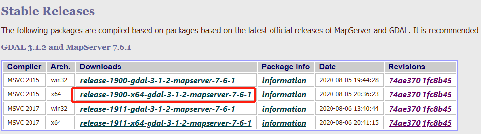 gdal-3.1.2-release下载页面出错_qgbihc的专栏-CSDN博客