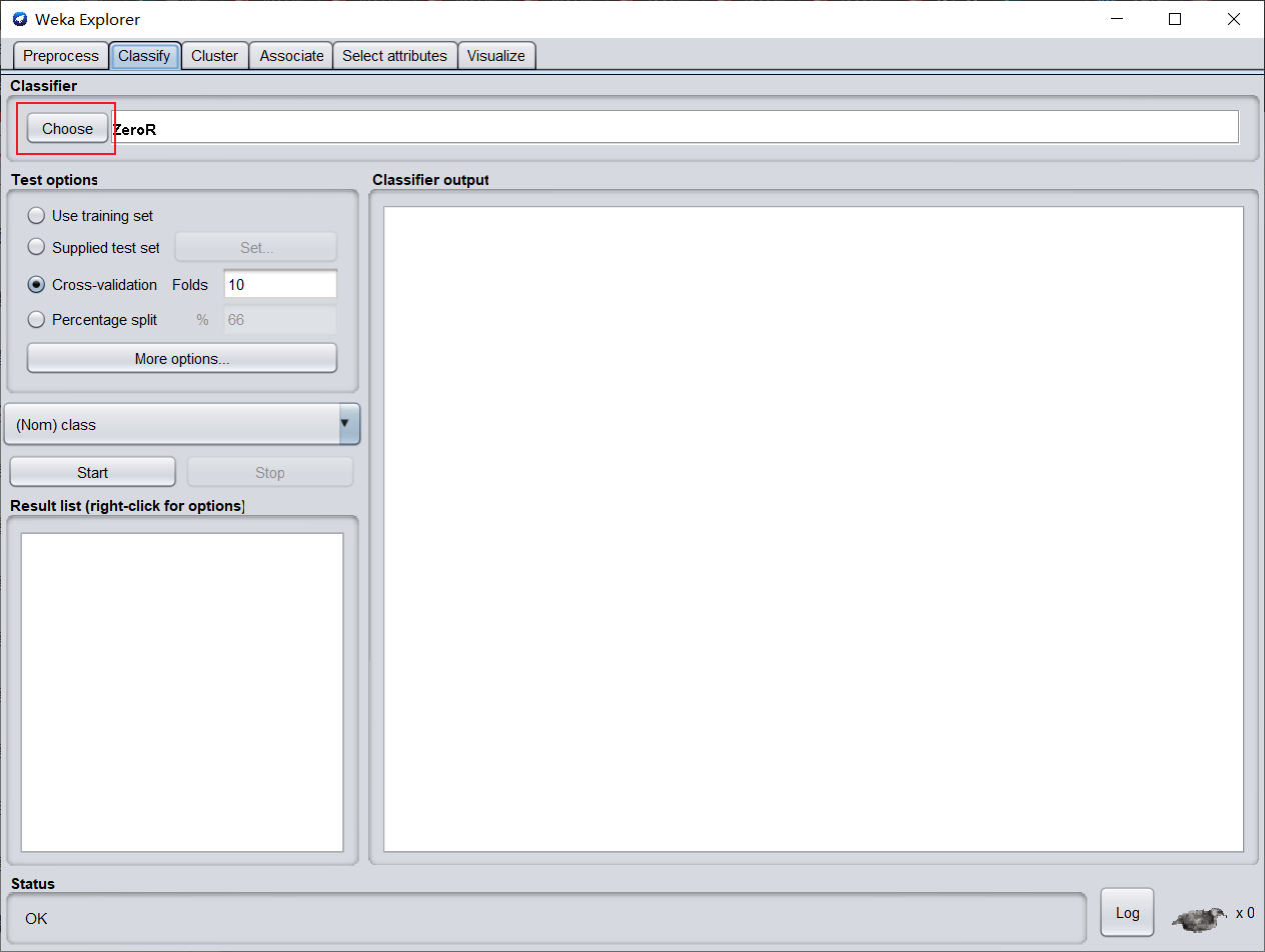 Weka(二)—Classification(糖尿病数据集&Cross-validation交叉验证&meta-classifier(CVParameter)&Weka Knowledge ...