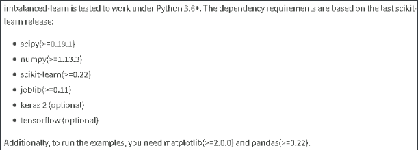 样本不平衡处理包imbalanced-learn调包报错ImportError: cannot import name ‘parse_version‘ from ‘sklearn.utils ...