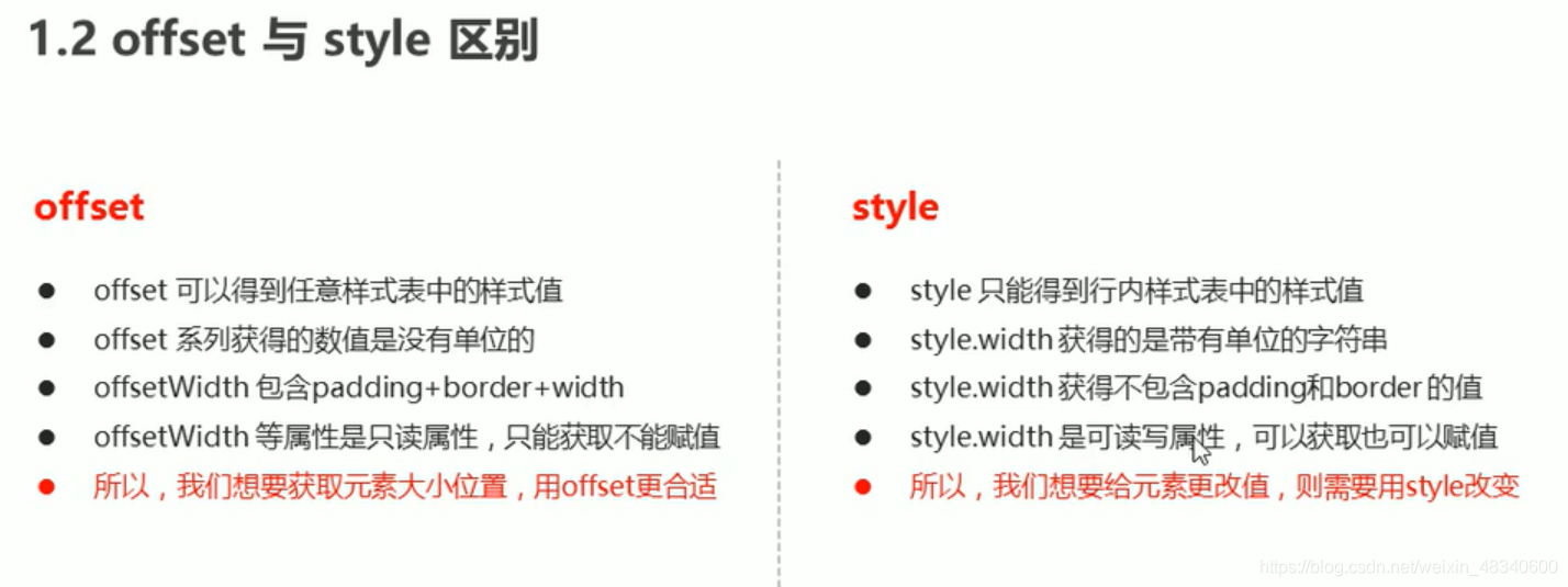 元素偏移量offset系列(获取该元素的偏移或大小)(包含拖拽模态框的案例)获取元素位置偏移 Csdn博客