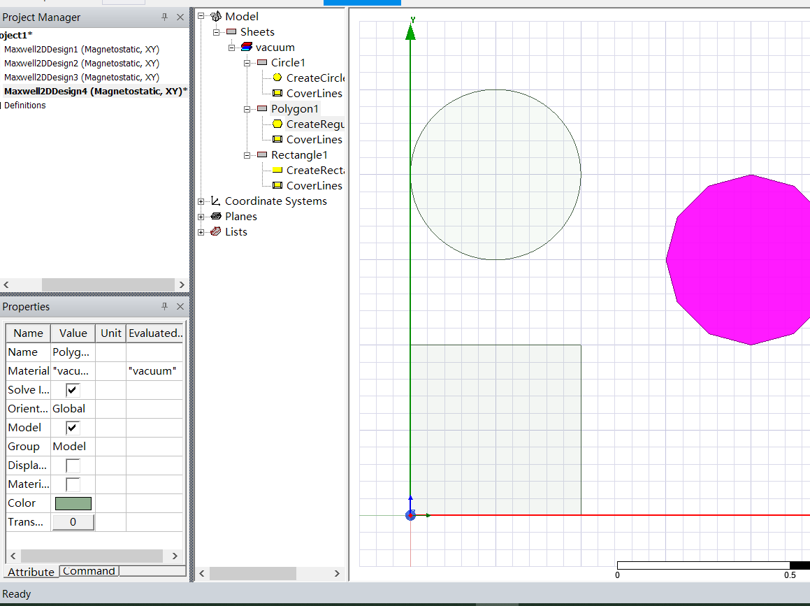 YDOOK: ANSYS Maxwell 教程 Electronic Desktop 19 教程5：绘制曲面模型_ansys electronic desktop边界-CSDN博客