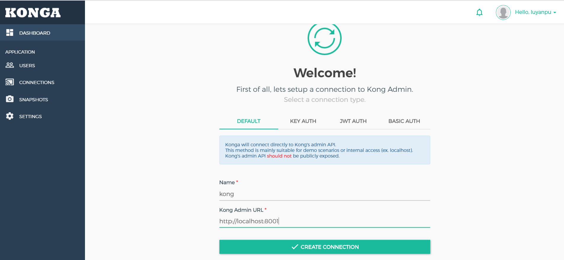 linux安装和部署kong网关教程和遇到的所有问题的解决帖。konga的安装教程。konga问题。Kong-Dashboard安装教程百分百可用。_linux 安装konga、-CSDN博客
