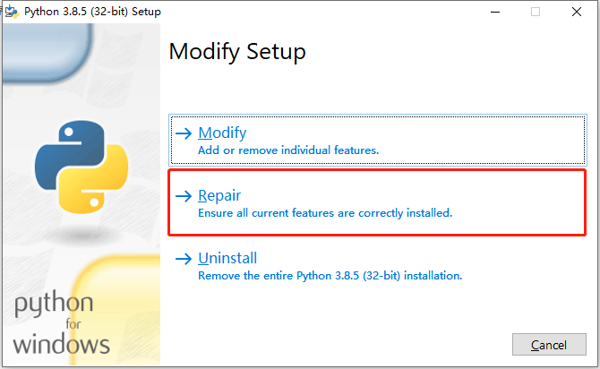 Python怎么卸载不了？No Python 3.8 installation was detected.-CSDN博客