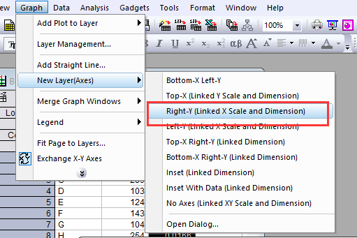 Origin绘制双Y或双X折线图（不同坐标）_origin两个xy图画法-CSDN博客