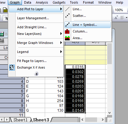 Origin绘制双Y或双X折线图（不同坐标）_origin两个xy图画法-CSDN博客