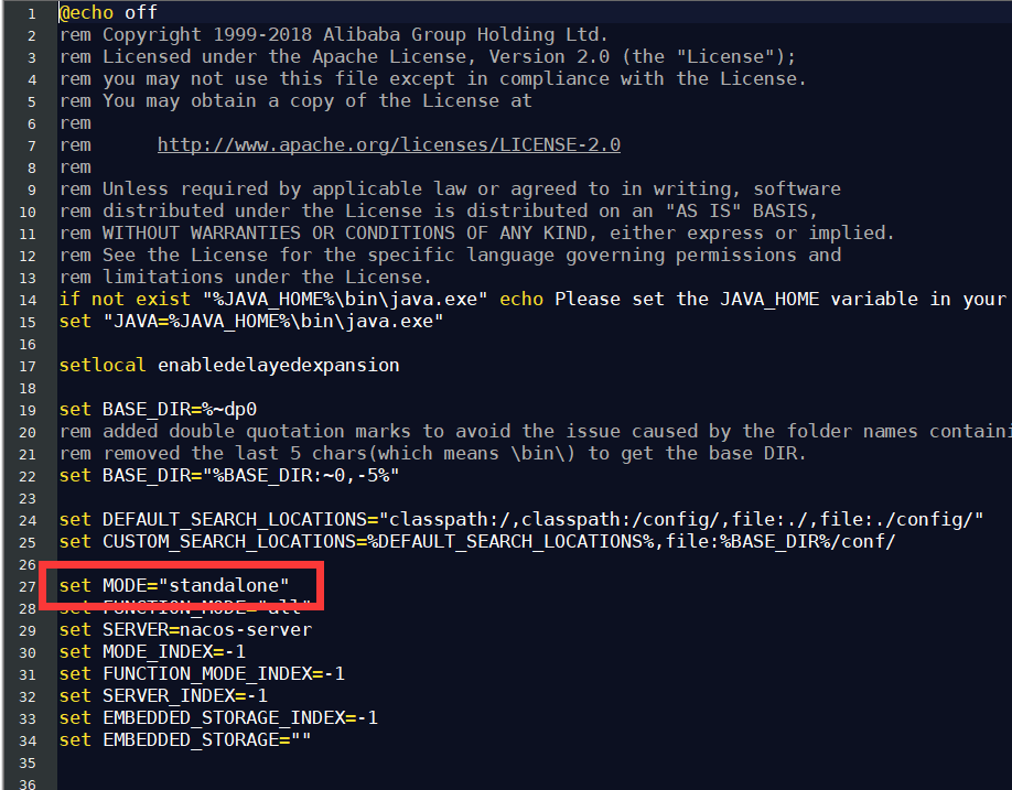nacos启动报org.springframework.context.ApplicationContextException: Unable to start web server ...