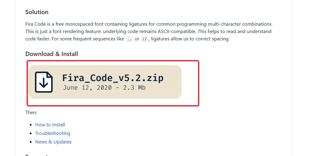 vscode安装 Fira Code 编程字体，编程符号更精致美观_vscode fira code-CSDN博客