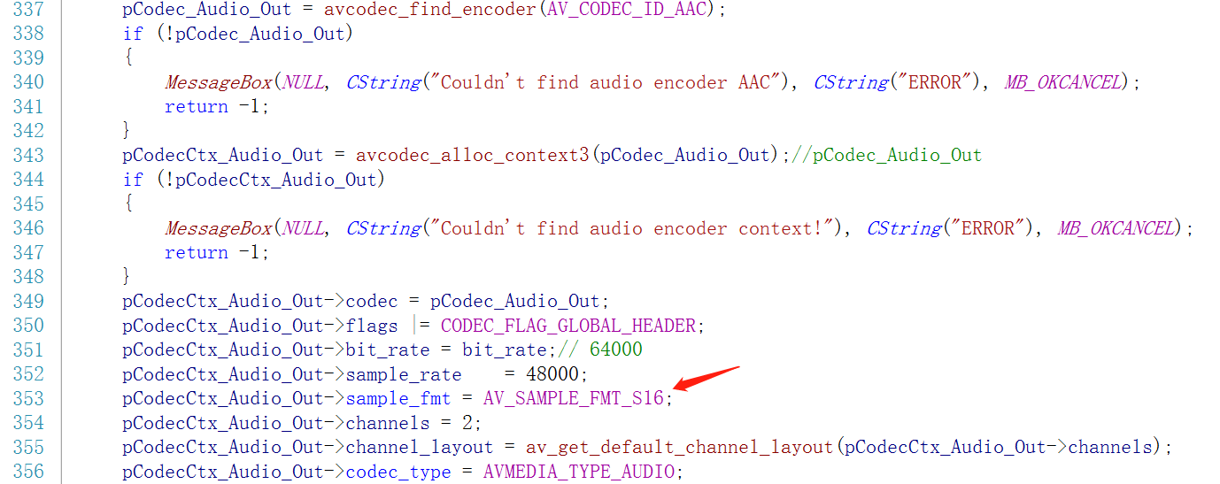 解决：avcodec_open2(c, codec, NULL) 打开失败 的问题-CSDN博客