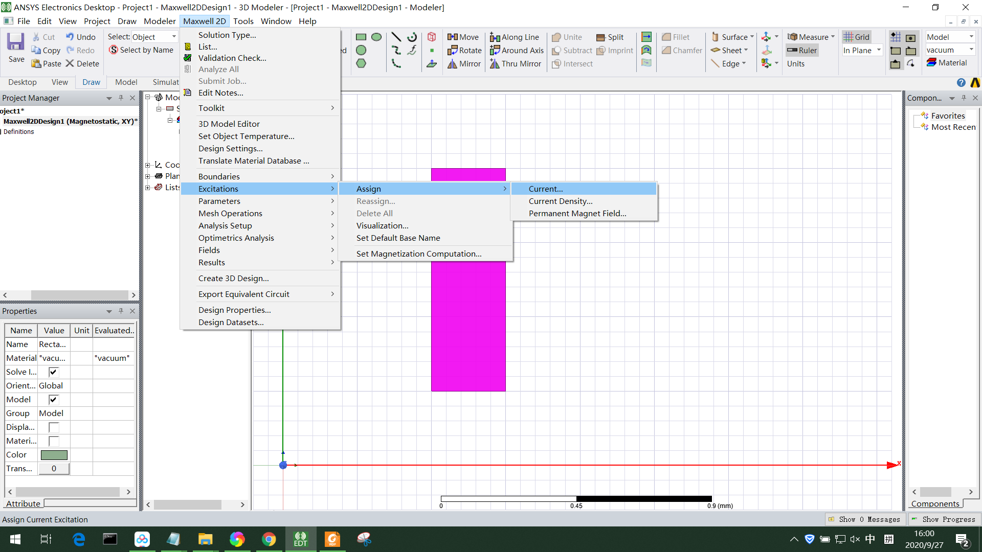YDOOK: ANSYS Maxwell 19 教程11：Maxwell 2D 静电场怎样设置激励源_maxwell电流源设置-CSDN博客