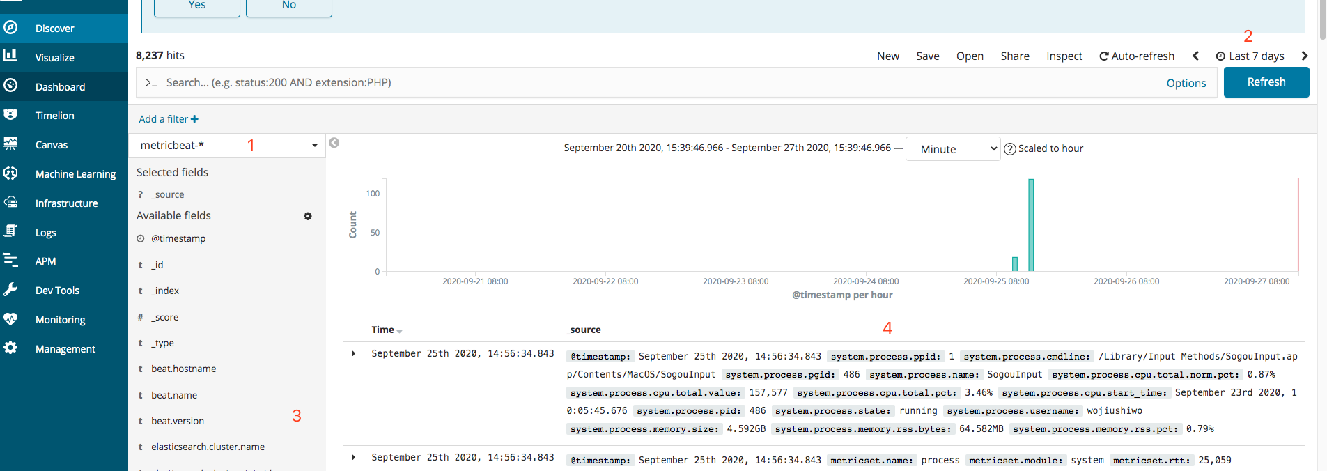 kibana的基本使用_kibana使用-CSDN博客
