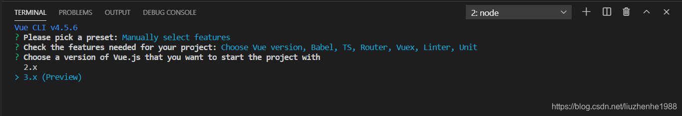 【vue】第一种创建vue项目的方式:通过终端命令创建vue项目(vue Create Testvueapp) Csdn博客