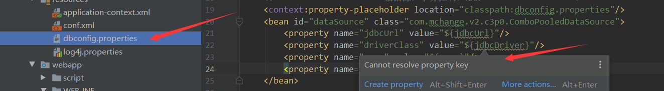 Cannot Resolve Property Key Csdn博客