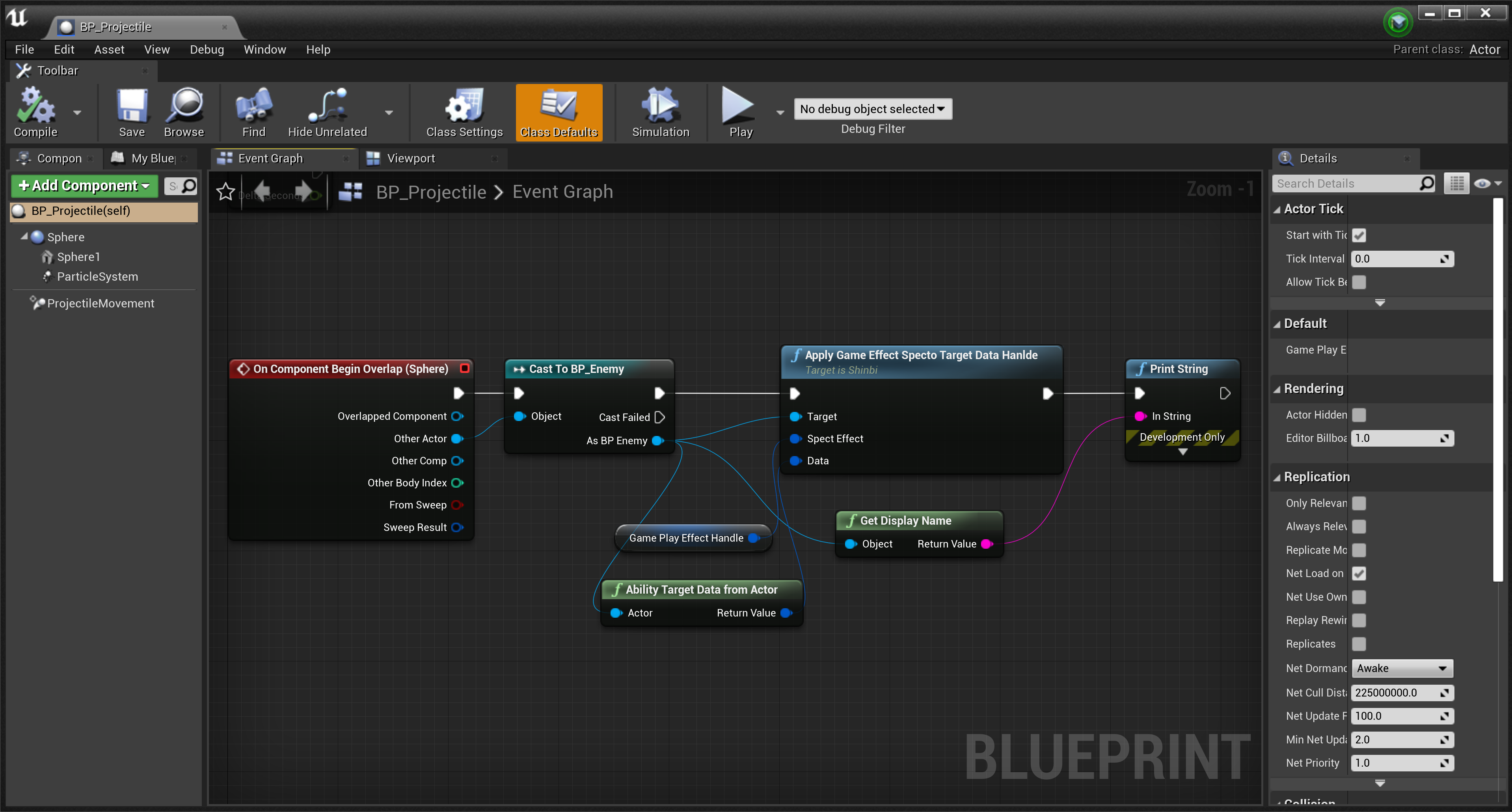 Unreal Engine 4 —— GAS系统学习 （四十七）FireBall技能-CSDN博客