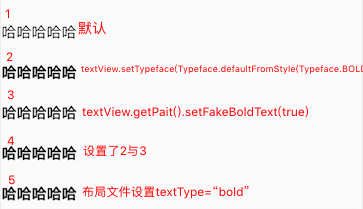 TextView android:textStyle=“bold“ setFakeBoldText的区别-CSDN博客