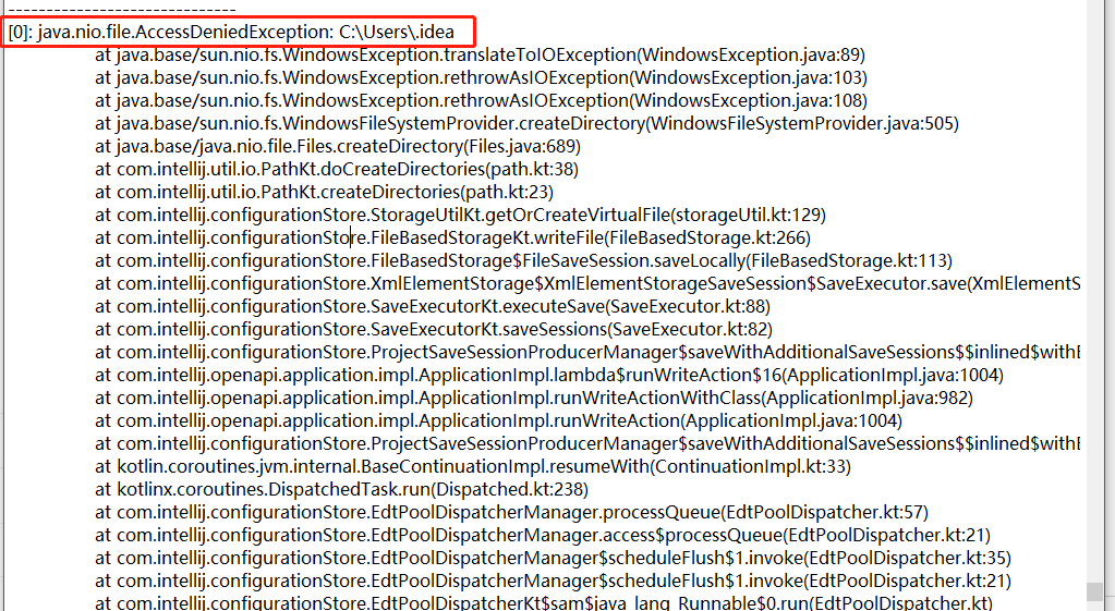 IDEA异常：Unable to save settings Failed to save settings_idea unable to ...