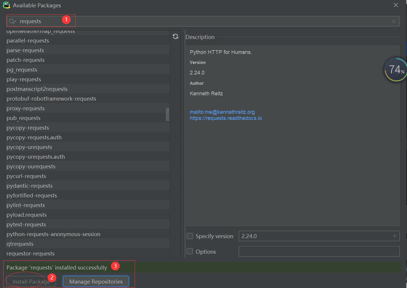 Python 导入requests发生异常：ModuleNotFoundError: No module named ‘requests‘_from request import ...