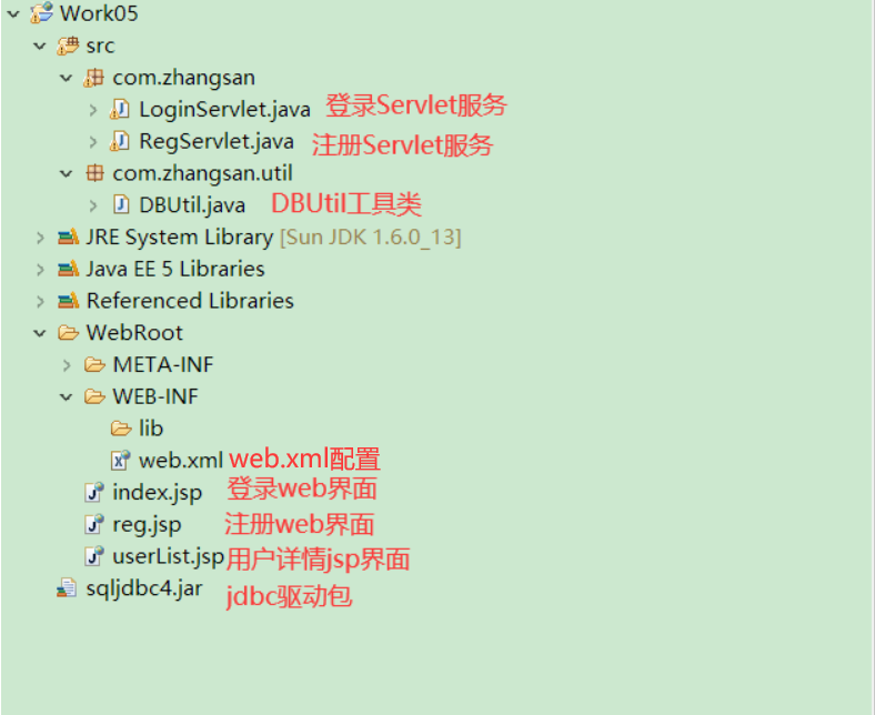 JSP+Servlet+Tomcat实现简单的用户注册，登录，查询用户信息功能_用户信息页面搜索怎么写jsp-CSDN博客