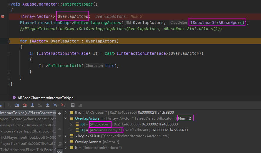 UE C++中GetOverlappingActors正确用法，关于ClassFilter-CSDN博客