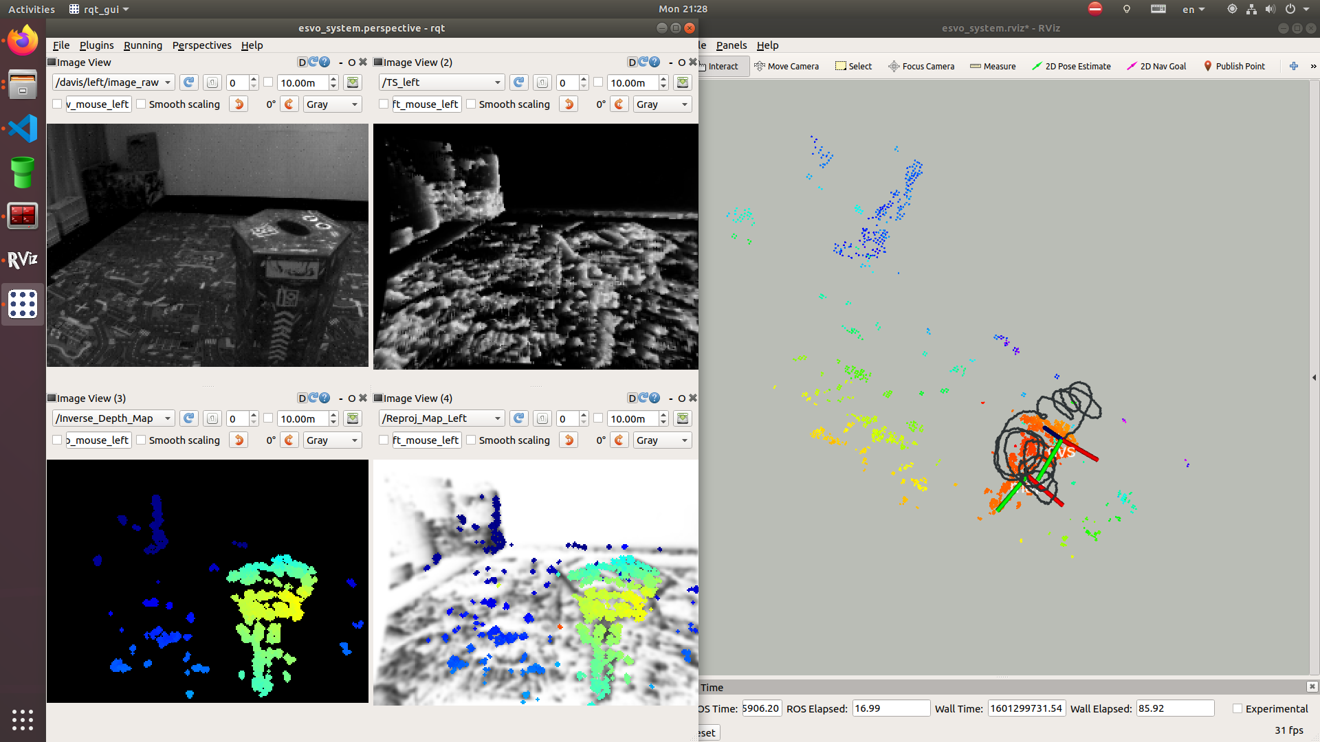 Event-based Stereo Visual Odometry（双目事件相机里程计）论文学习_esvio: event-based stereo visual inertial ...