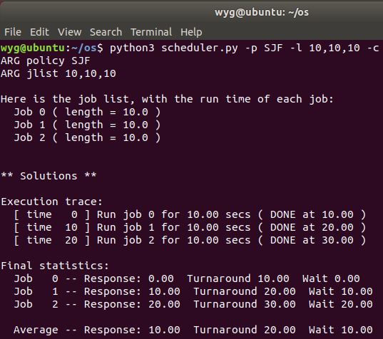 《Operating Systems:Three Easy Pieces》第七章课后习题解答_现在做同样的事情,但有不同长度的作业,即100 ...