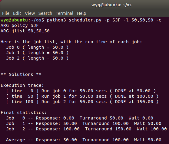 《Operating Systems:Three Easy Pieces》第七章课后习题解答_现在做同样的事情,但有不同长度的作业,即100 ...